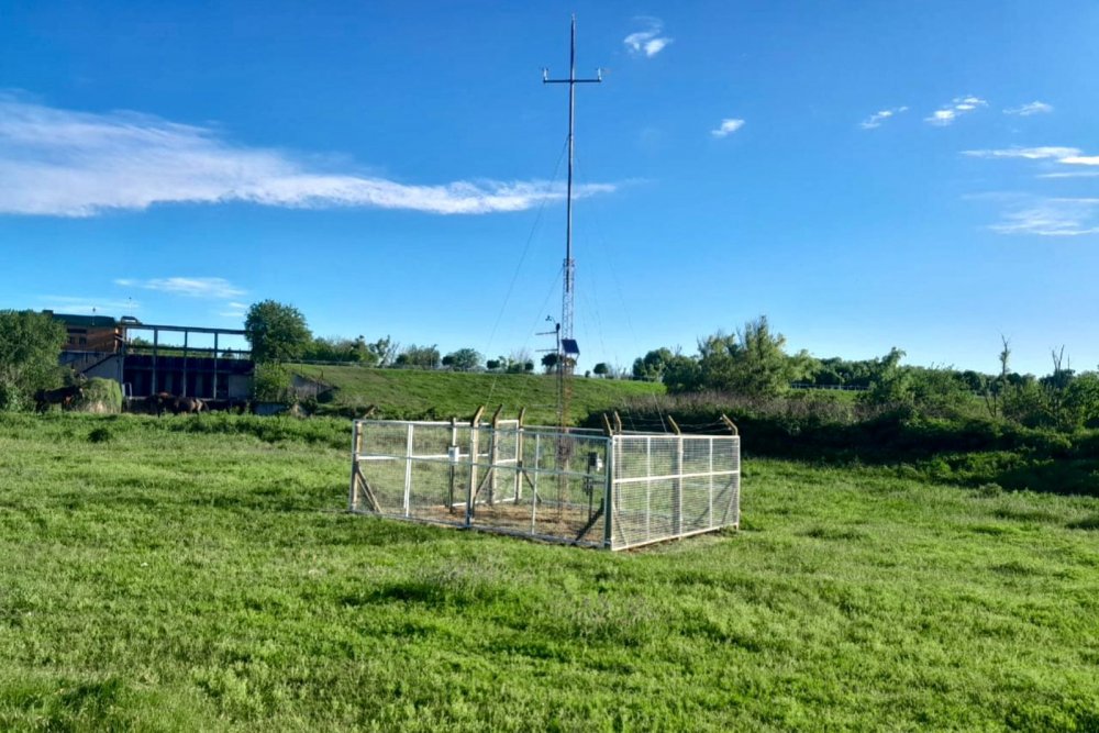 Se instaló una nueva estación meteorológica para el monitoreo del clima de la provincia en ...